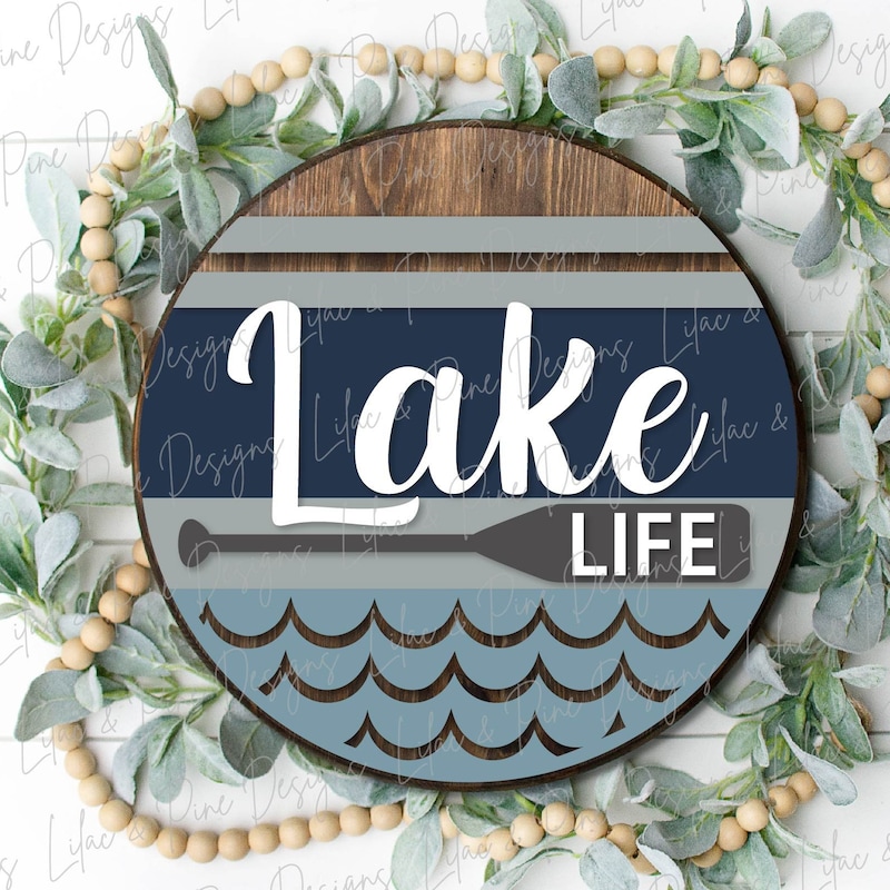 Lake Life Svg - Etsy