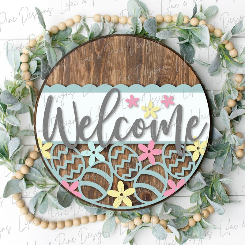 Easter Door Sign - Etsy