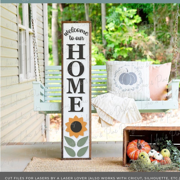 Sunflower Porch Sign - Etsy