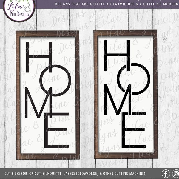 Vertical Home Sweet Home Svg - Etsy