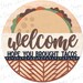 Taco Welcome Sign SVG, Southwest Style Sign, Mexican Food Svg, Cinco De ...