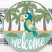 Parrot Welcome Sign SVG Summer Door Hanger SVG Tropical - Etsy
