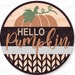 Hello Pumpkin Sign SVG, Welcome Sign SVG, Fall Door Decor Svg, Sweater ...