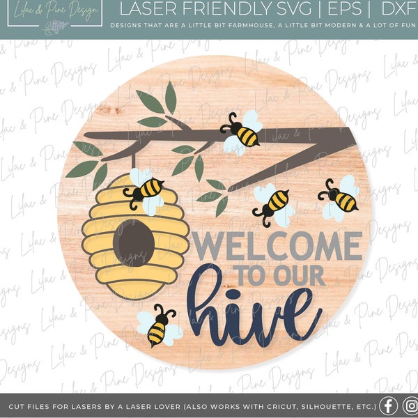 Bee Door Sign - Etsy