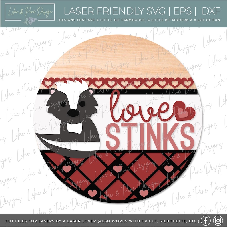 Valentine Welcome Sign SVG Valentine Door Hanger Love Stinks - Etsy