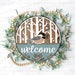 Chickadee Welcome SVG, Winter Welcome Sign SVG, Christmas Door Hanger ...