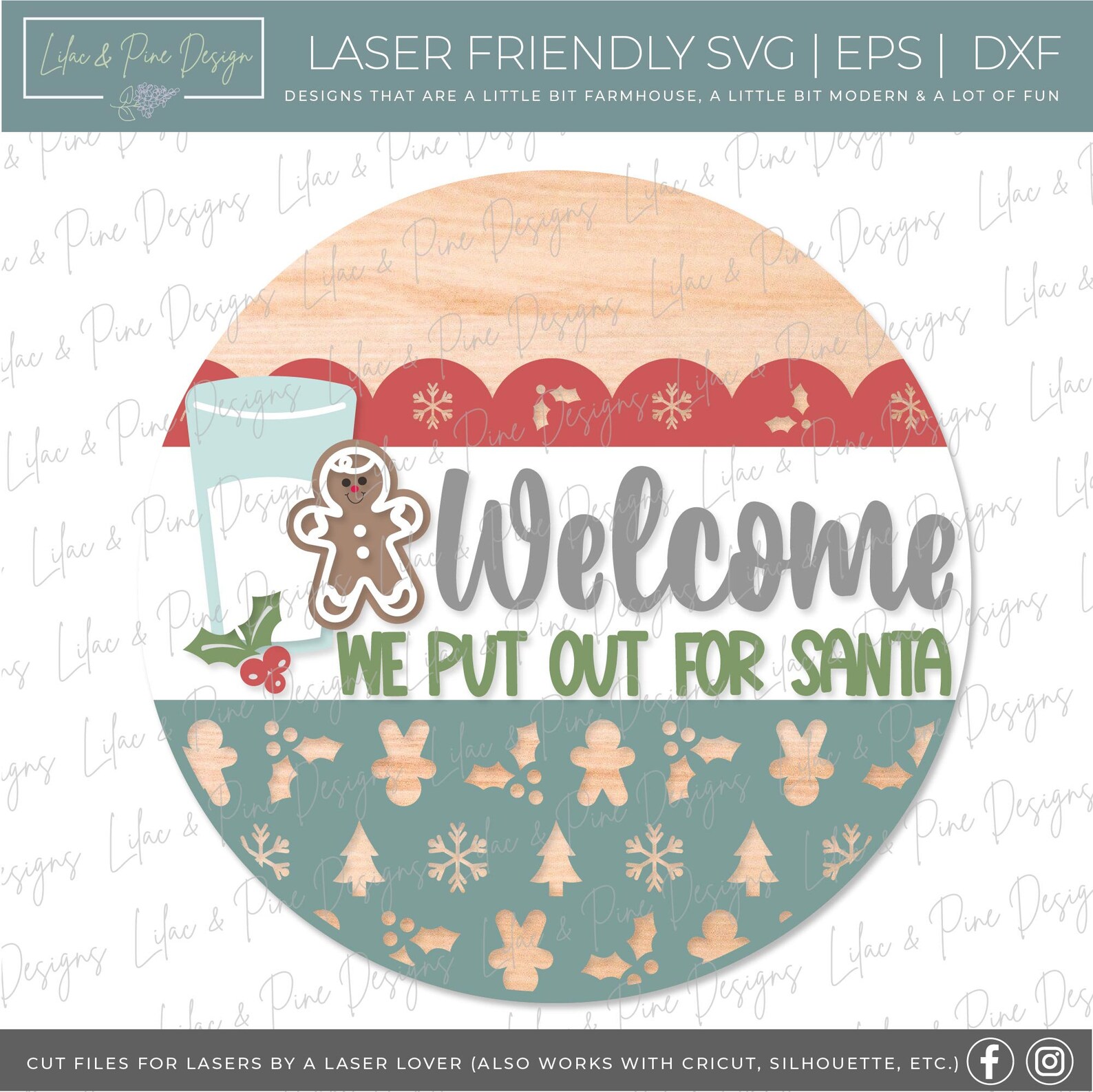 We Put Out for Santa Sign SVG Funny Christmas Welcome Sign - Etsy