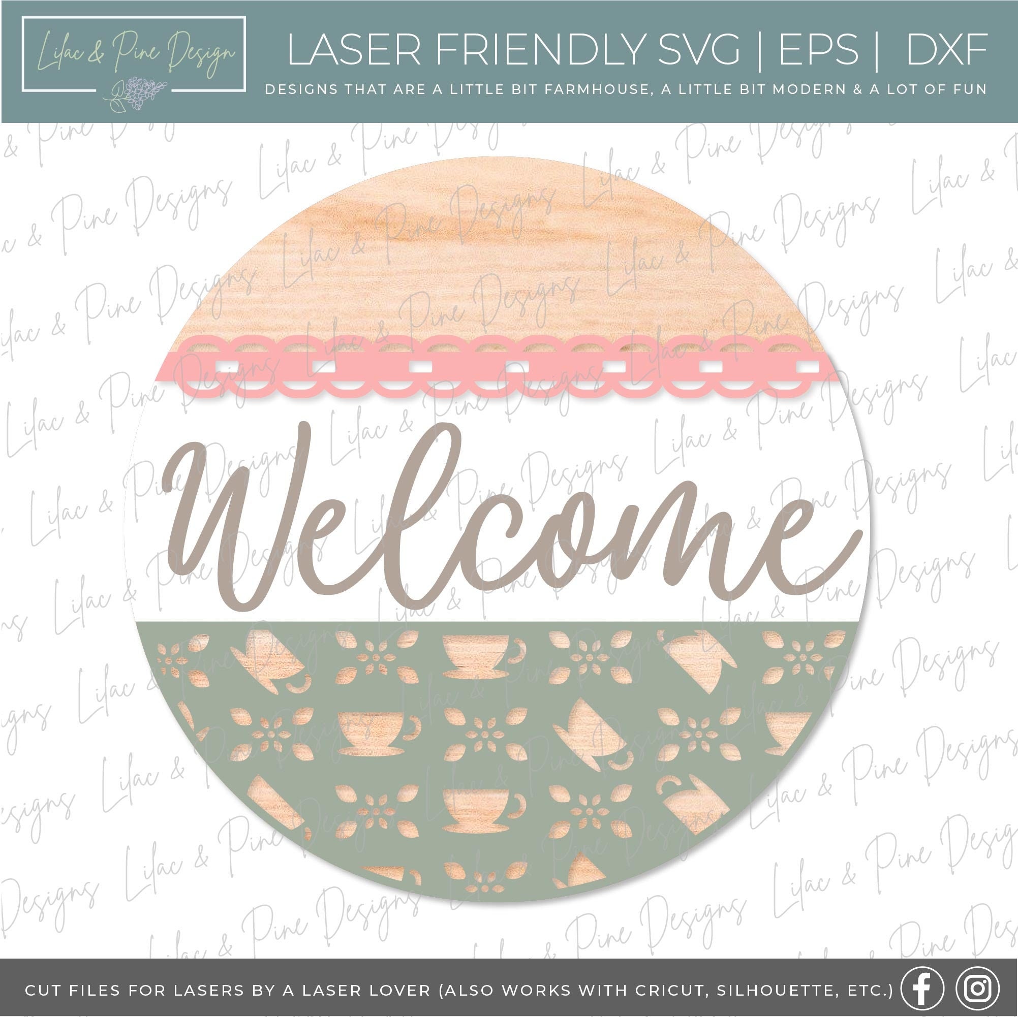 Spill the Tea SVG, Tea Party Welcome Sign, Cottage Core Door Hanger ...
