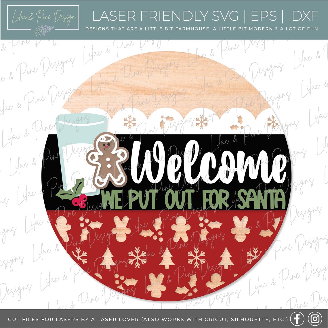 We Put Out for Santa Sign SVG Funny Christmas Welcome Sign - Etsy