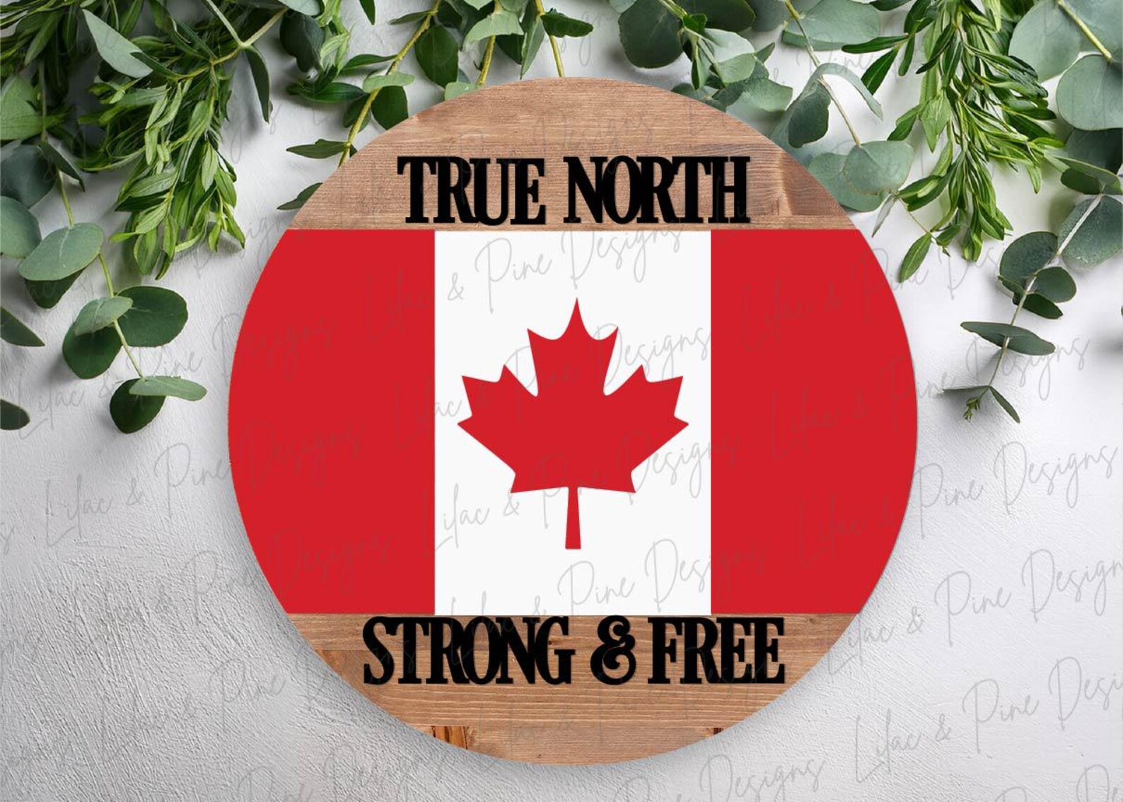 Canada SVG Bundle - Welcome Sign Files for Canada Day - Round Door ...