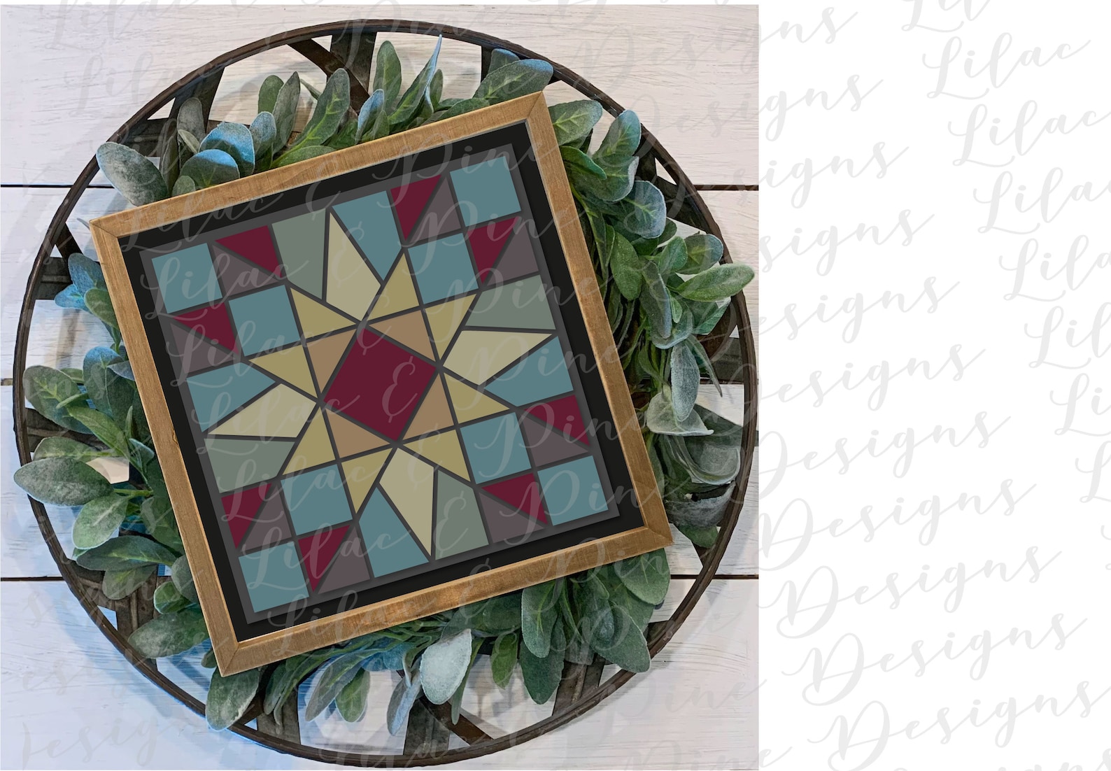 Barn Quilt Star SVG, Barn Quilt Square SVG, Mosaic Star SVG, Star Quilt ...