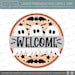 Ghost Welcome SVG Cute Halloween Ghosts SVG Spooky Welcome - Etsy