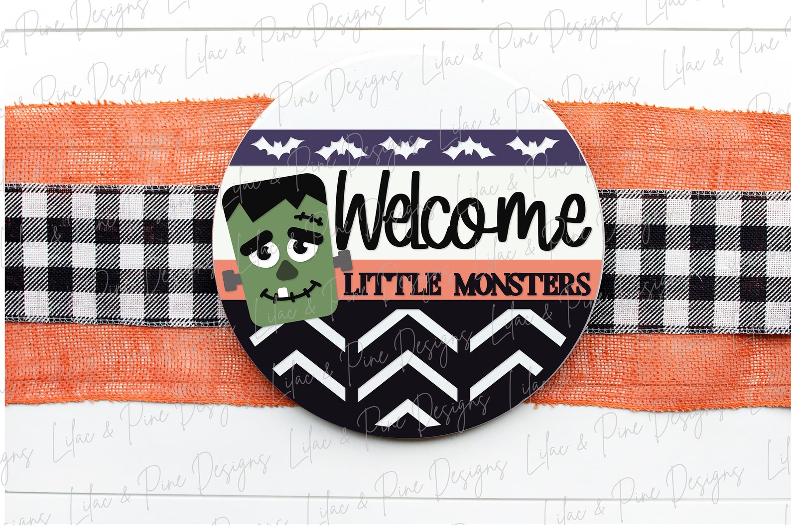 Frankenstein Sign SVG Welcome Little Monsters SVG Frankie - Etsy