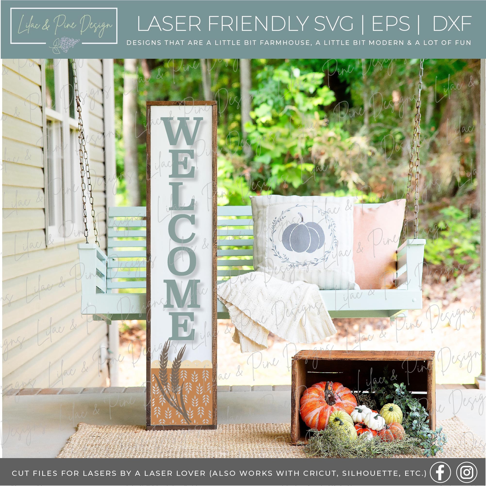 Thanksgiving Welcome Sign Svg Bundle Thanksgiving Porch Sign - Etsy
