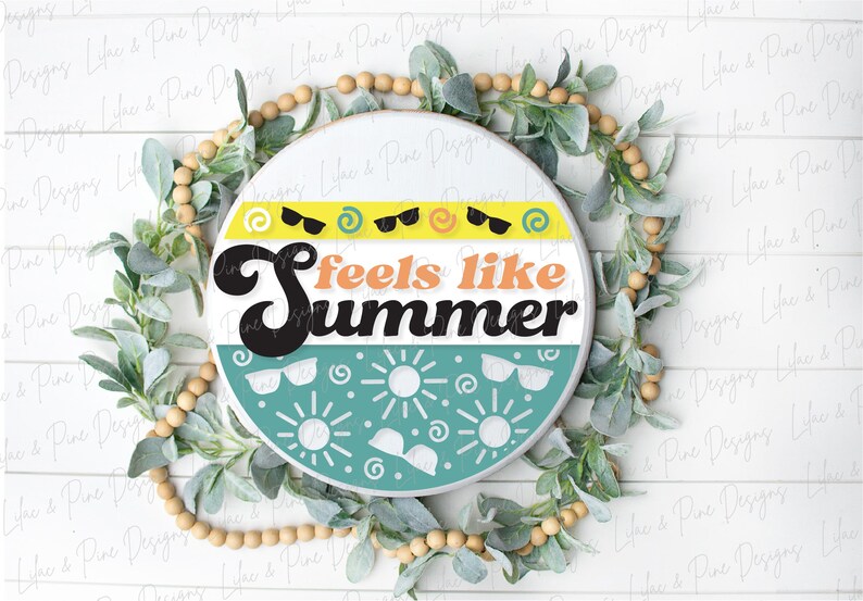 Feels Like Summer SVG Summer Welcome Sign Svg Summer Door - Etsy