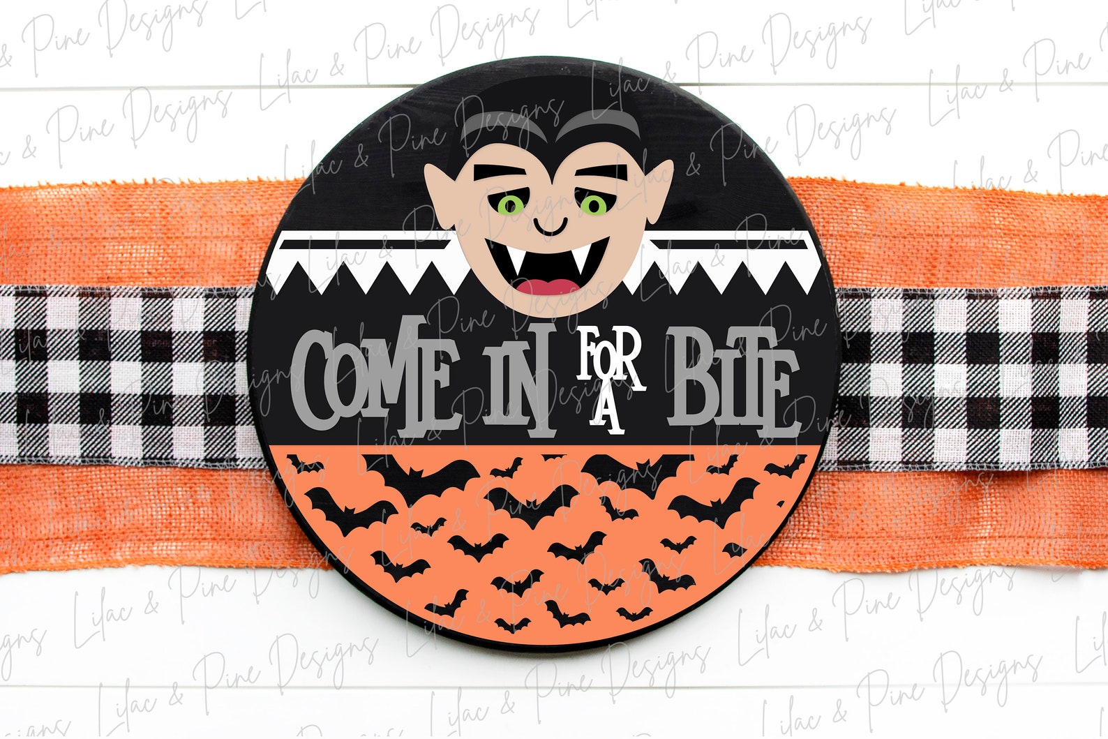 Halloween Welcome Sign SVG Vampire Door Hanger SVG Dracula - Etsy
