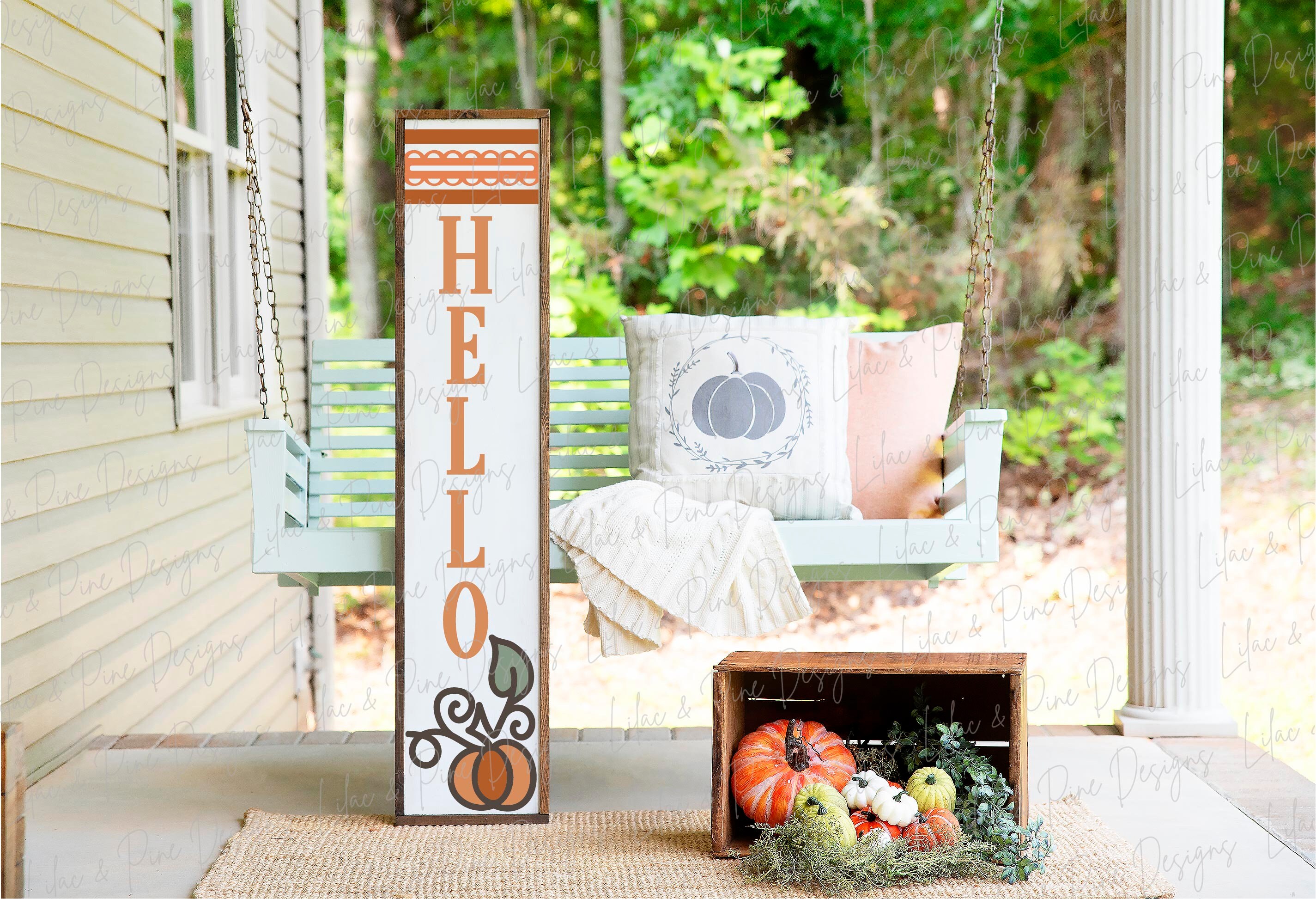 Fall Welcome Sign Bundle Fall Porch Sign SVG Autumn Sign - Etsy