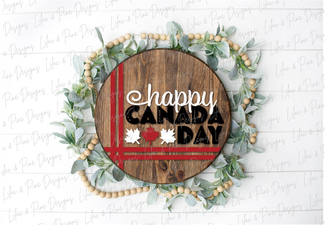 Canadian Door Hanger SVG, Canada Welcome Sign Svg, Canada Decor, Maple ...