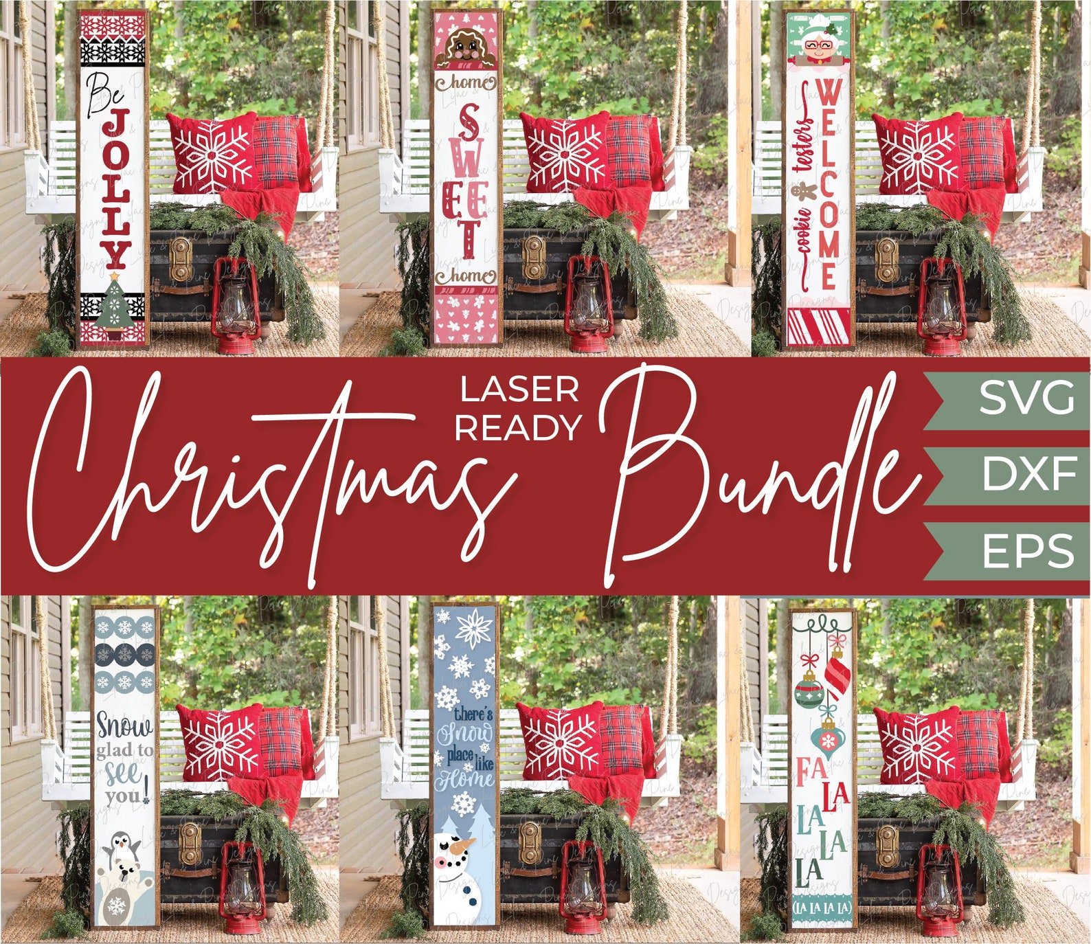 Christmas SVG Bundle Christmas Sign SVG Welcome Sign SVG - Etsy