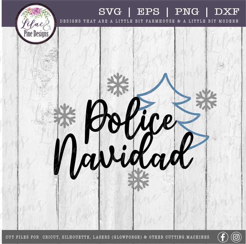 Police Christmas Appreciation SVG Law Enforcement Christmas - Etsy