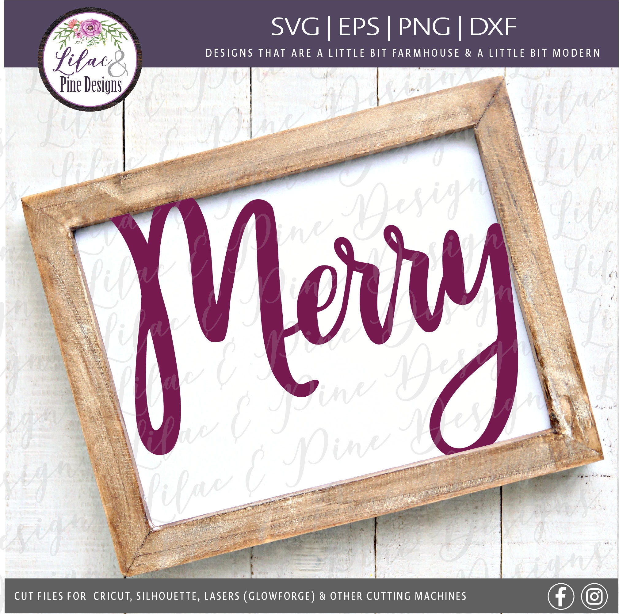 Christmas Sign Bundle SVG Merry Christmas Word Bundle | Etsy