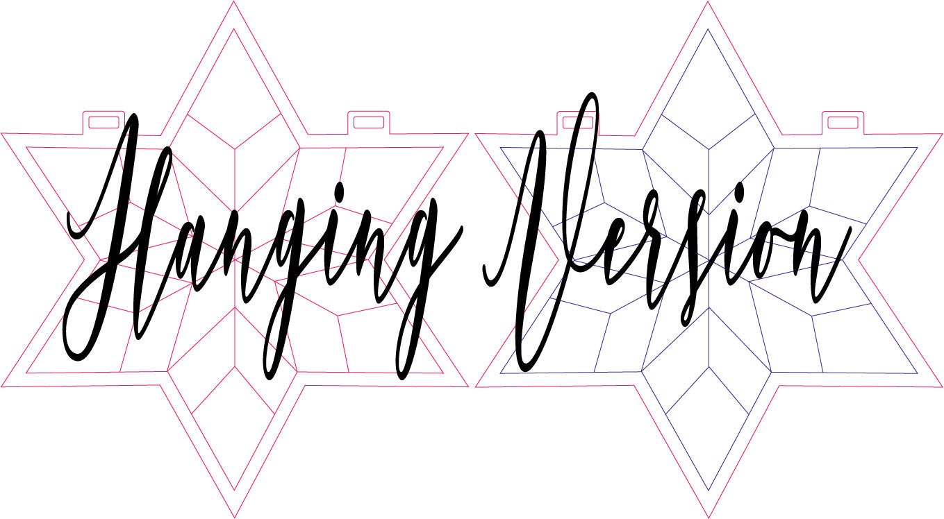 Barn Quilt Star SVG Christmas Star Cut File Star of David | Etsy