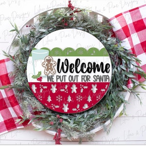 We Put Out for Santa Sign SVG, Funny Christmas Welcome Sign SVG, Snarky ...