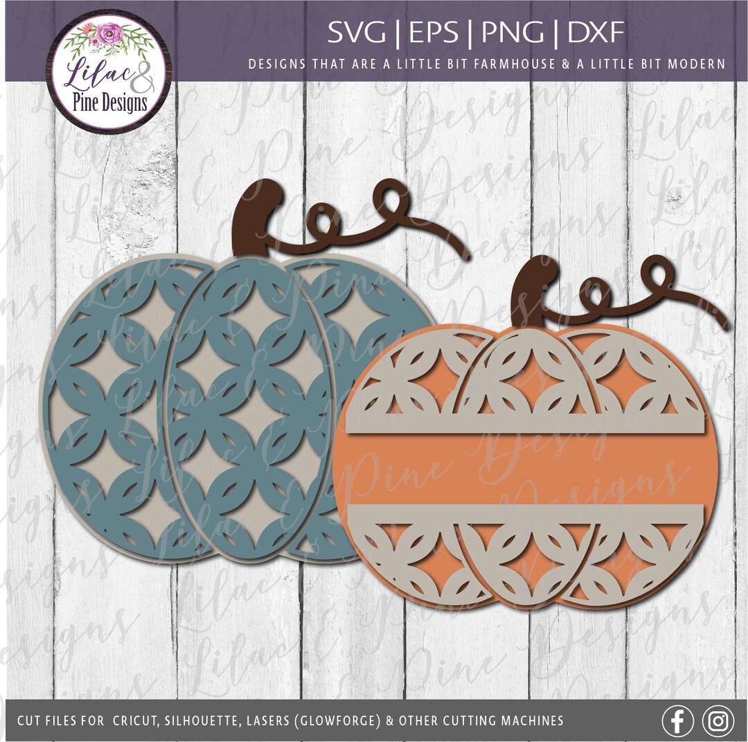Patterned Pumpkin Bundle SVG Fancy Pumpkin SVG Patterned - Etsy