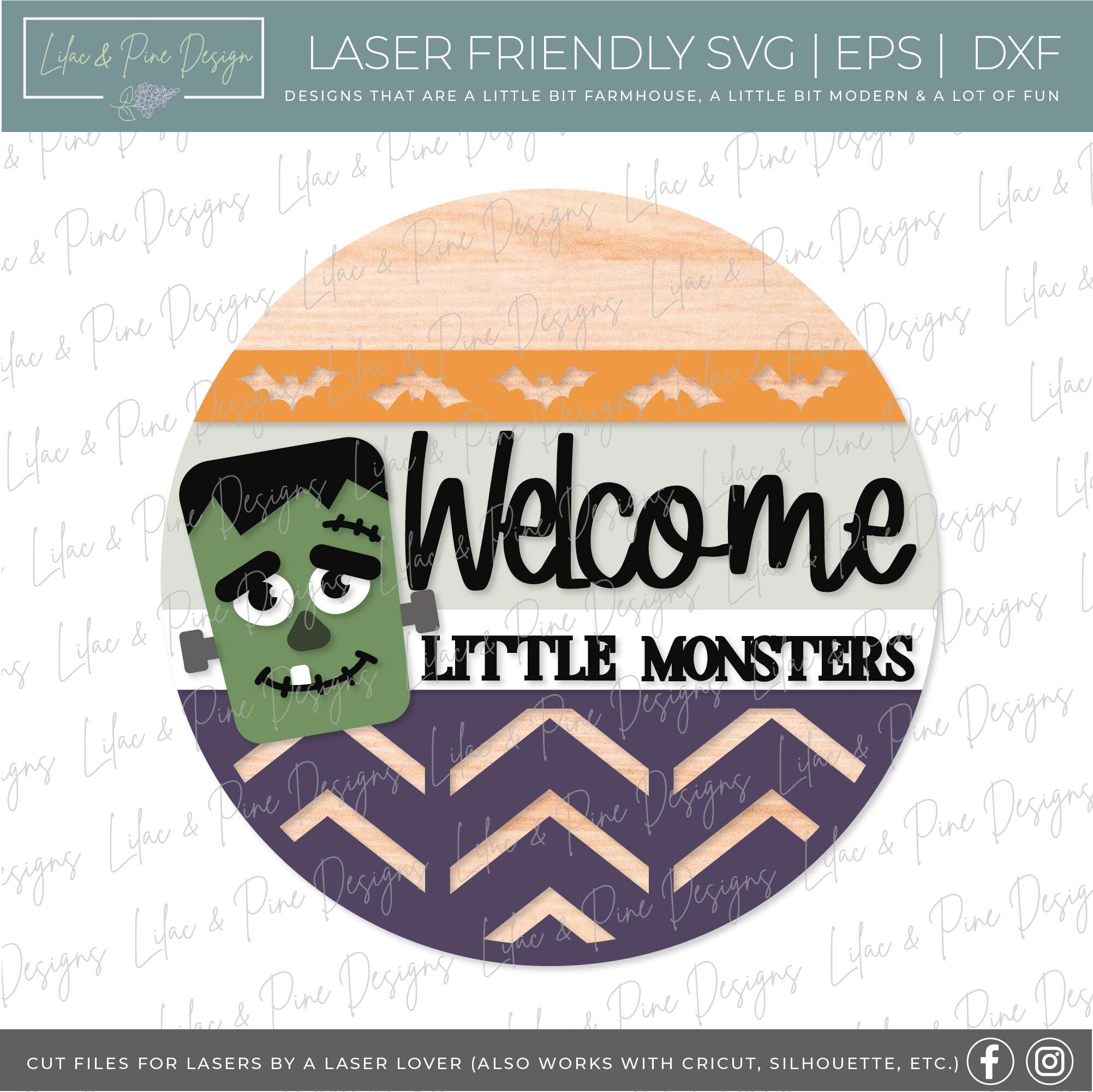 Halloween Welcome Sign Bundle Halloween Door Hanger SVG - Etsy