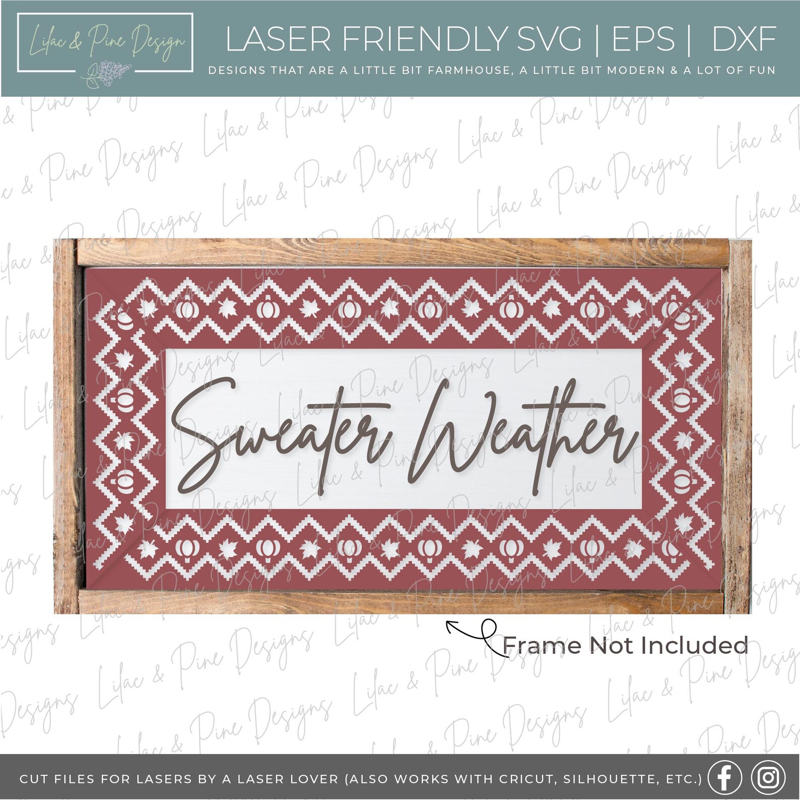 Sweater Weather Sign Svg Fall Sign Pumpkin and Leaf Sign - Etsy