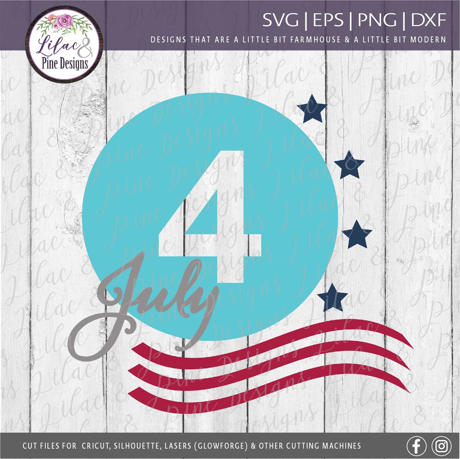 4th of July SVG July 4th SVG Patriotic SVG Independence - Etsy