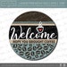 Welcome Coffee Sign SVG, Welcome Door Hanger, Coffee Door Round Svg ...