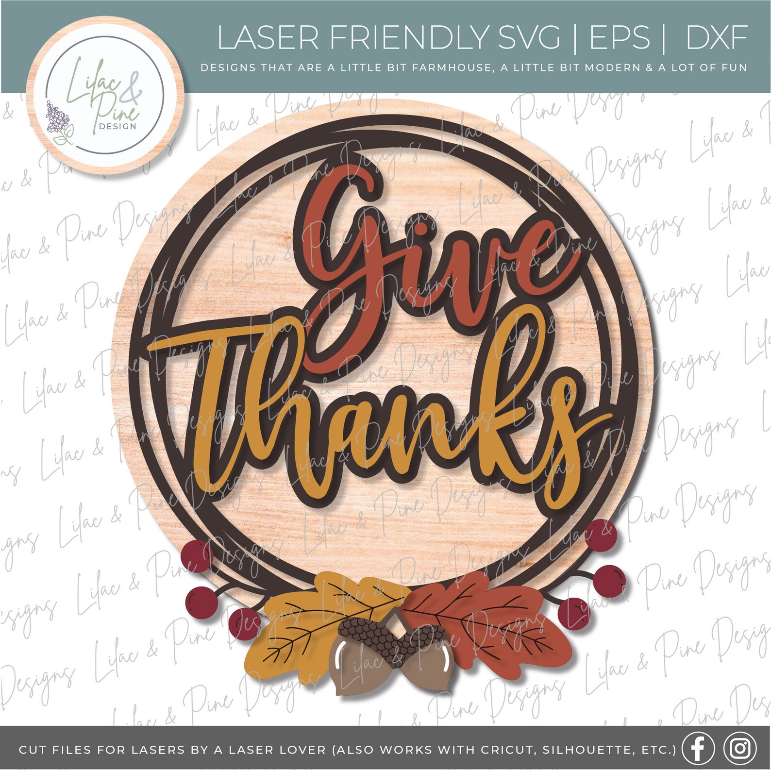 Give Thanks Sign SVG, Fall Sign SVG, Thanksgiving Decor, Thanksgiving ...