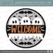 Ghost Welcome SVG Cute Halloween Ghosts SVG Spooky Welcome - Etsy