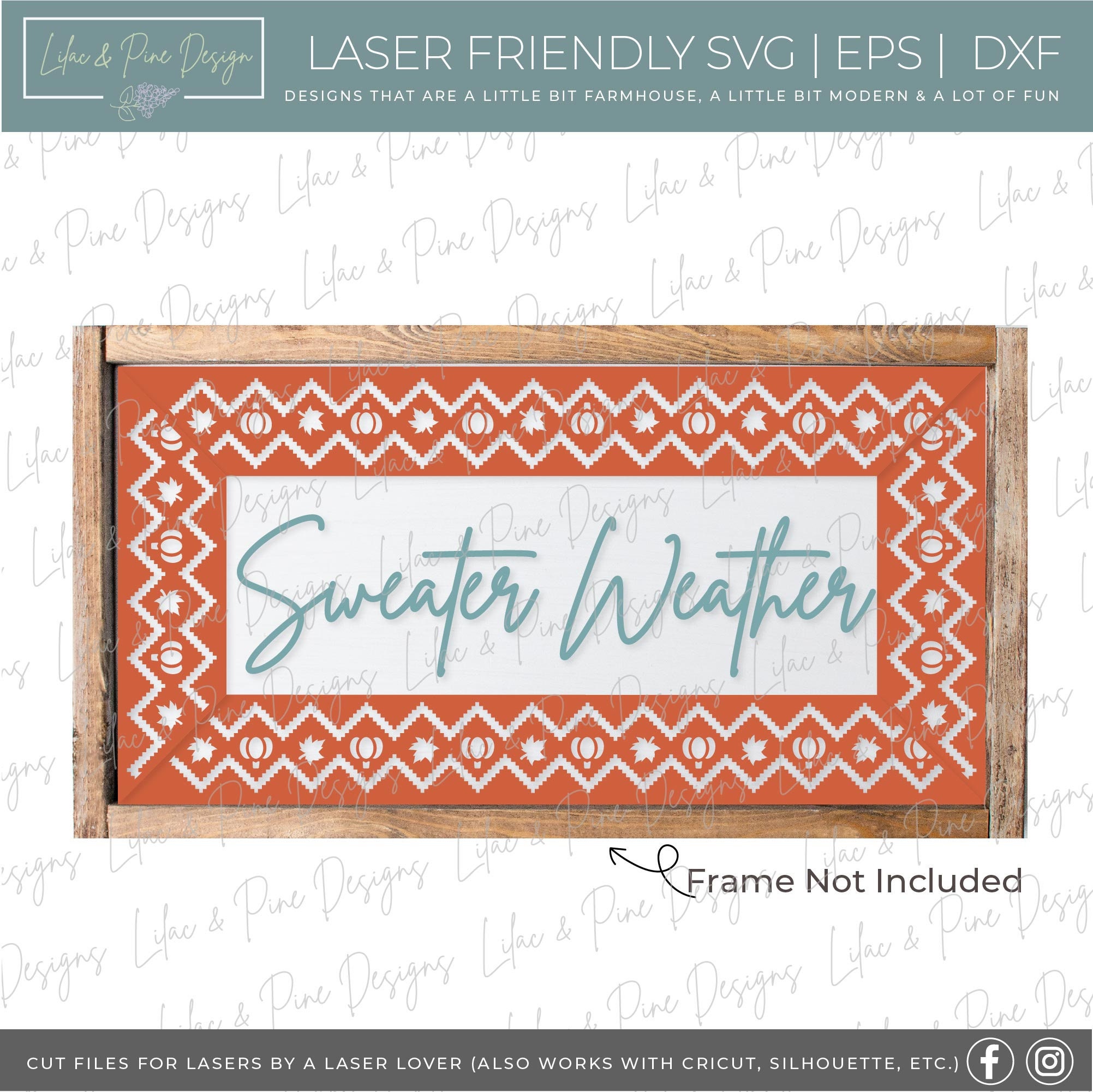 Sweater Weather Sign Svg Fall Sign Pumpkin and Leaf Sign - Etsy