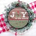 Joy Welcome Sign SVG, Christmas Door Hanger, Joy Door Sign, Holiday ...