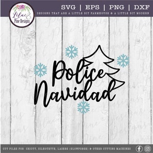 Police Christmas Appreciation SVG, Law Enforcement Christmas Cut File ...