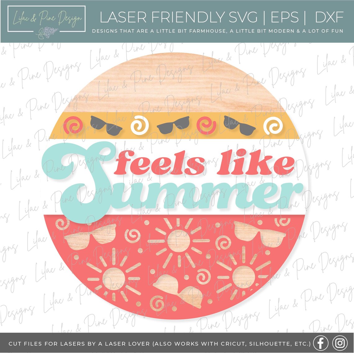 Feels Like Summer SVG Summer Welcome Sign Svg Summer Door - Etsy