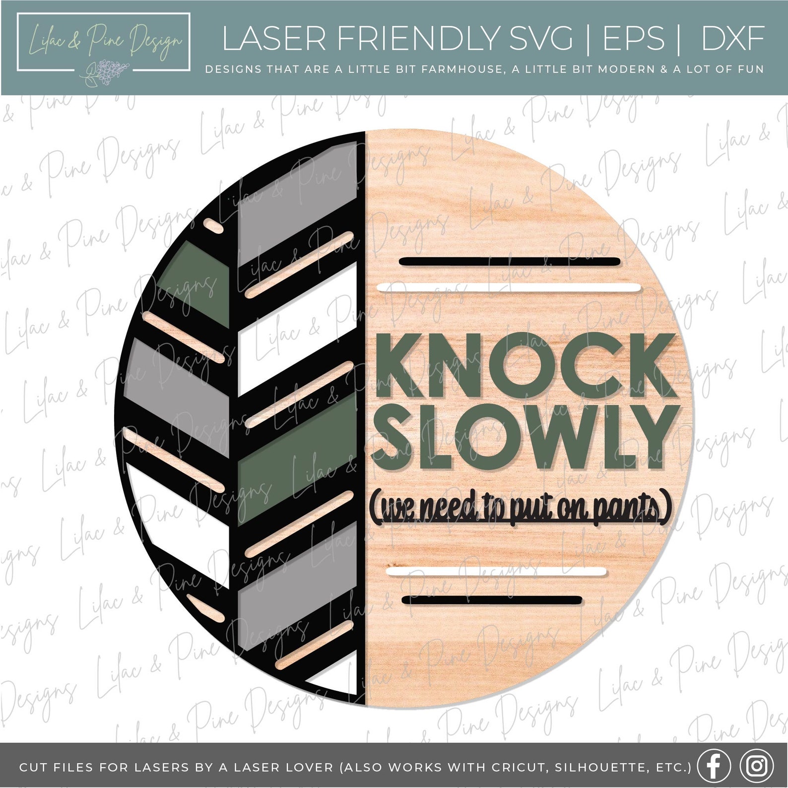 Knock Slowly Door Hanger Quilt Welcome Sign SVG Boho Door - Etsy