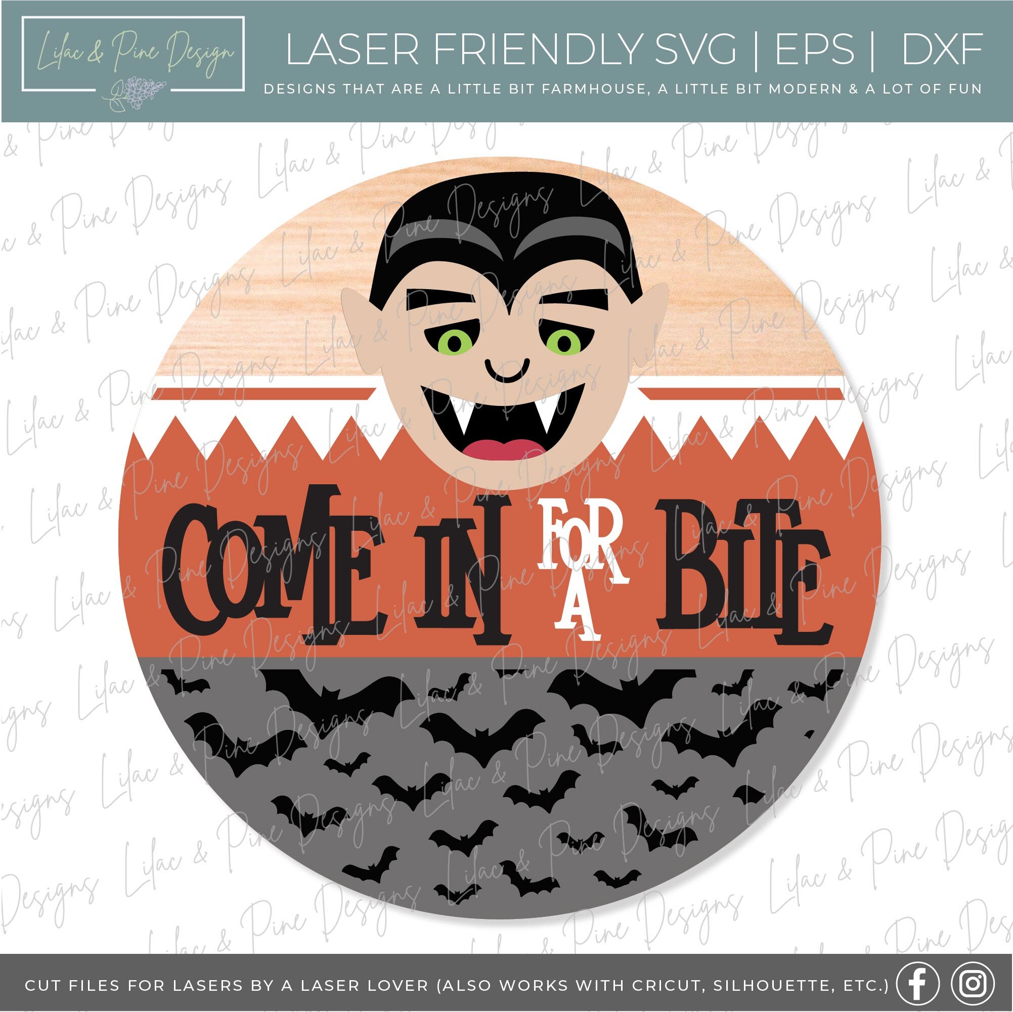 Halloween Welcome Sign SVG Vampire Door Hanger SVG Dracula - Etsy