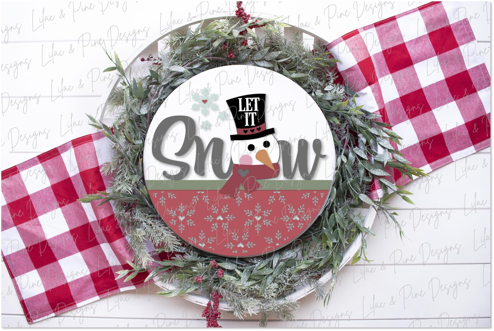 Let It Snow Sign SVG Snowman Welcome Sign SVG Winter Door - Etsy