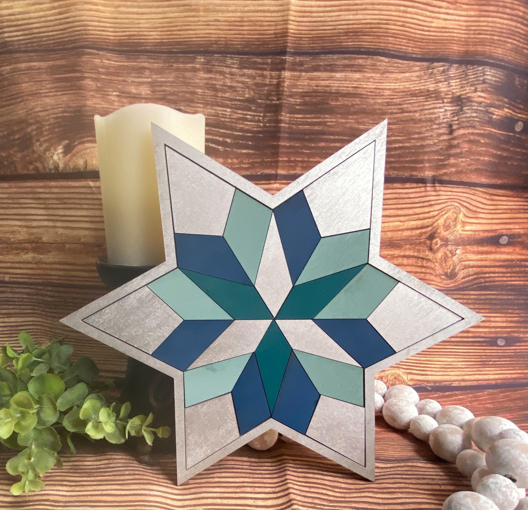 Barn Quilt Star SVG Christmas Star Cut File Star of David | Etsy