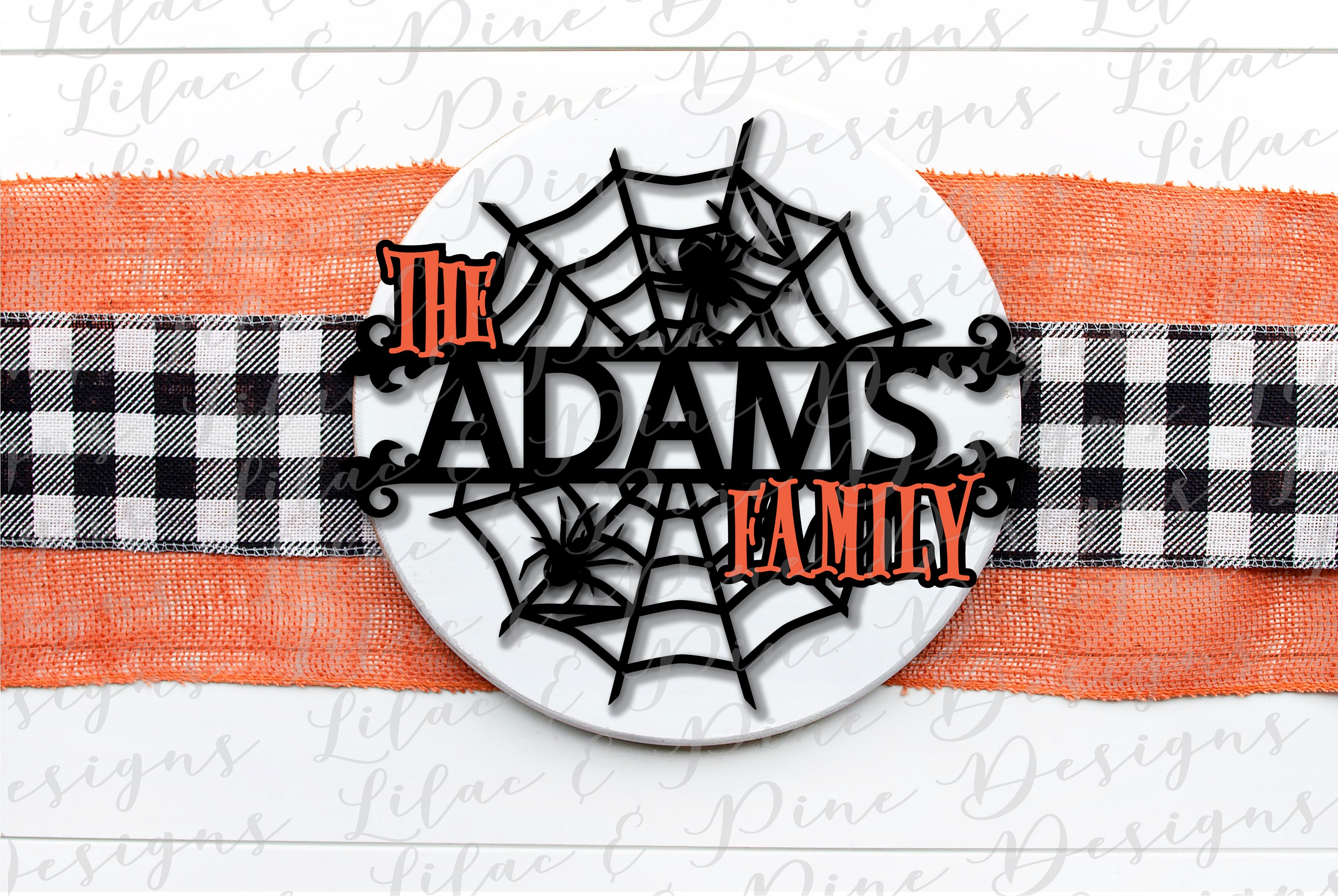 Spiderweb Personalized Name Sign SVG Halloween Welcome SVG - Etsy