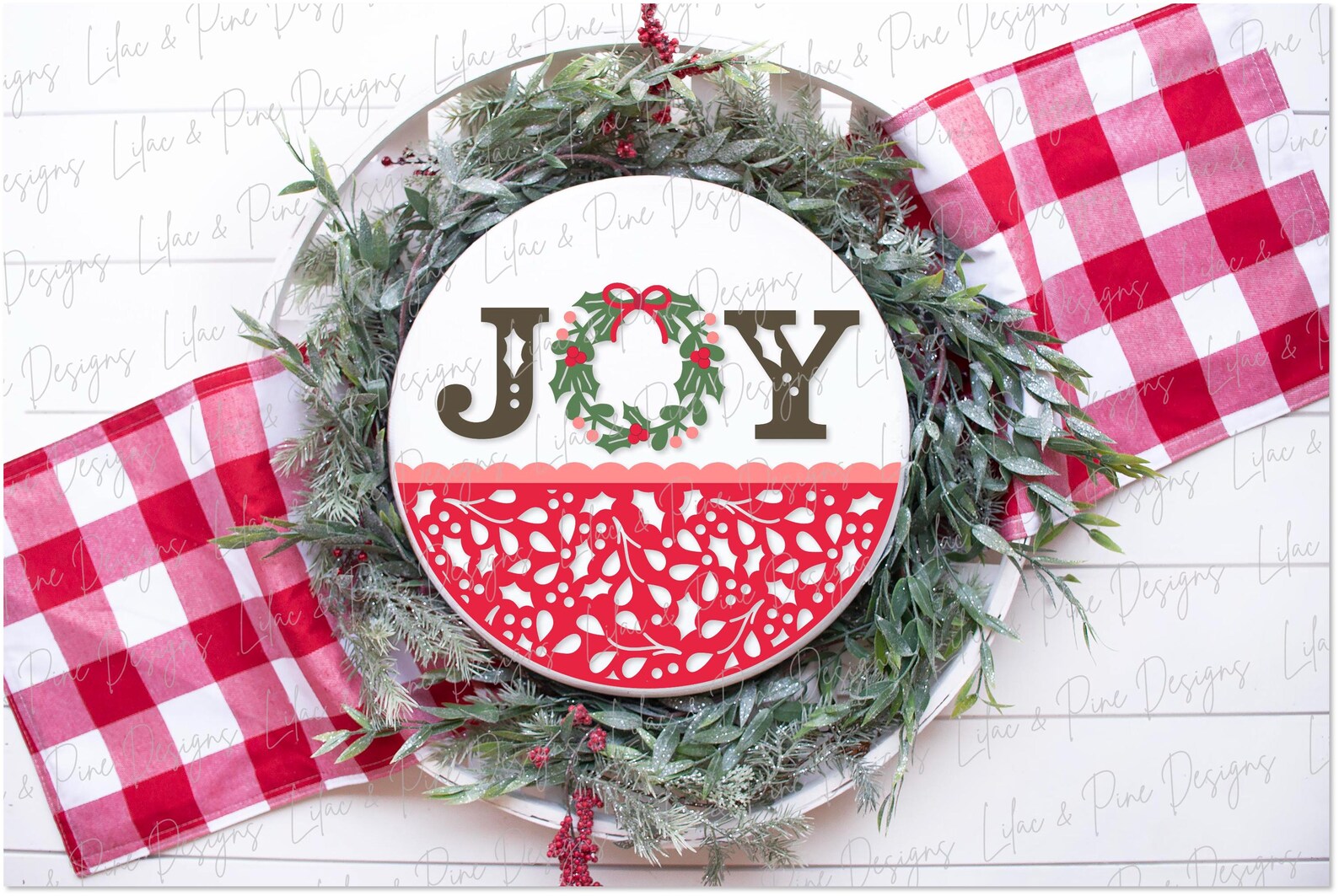 Joy Welcome Sign SVG, Christmas Door Hanger, Joy Door Sign, Holiday ...