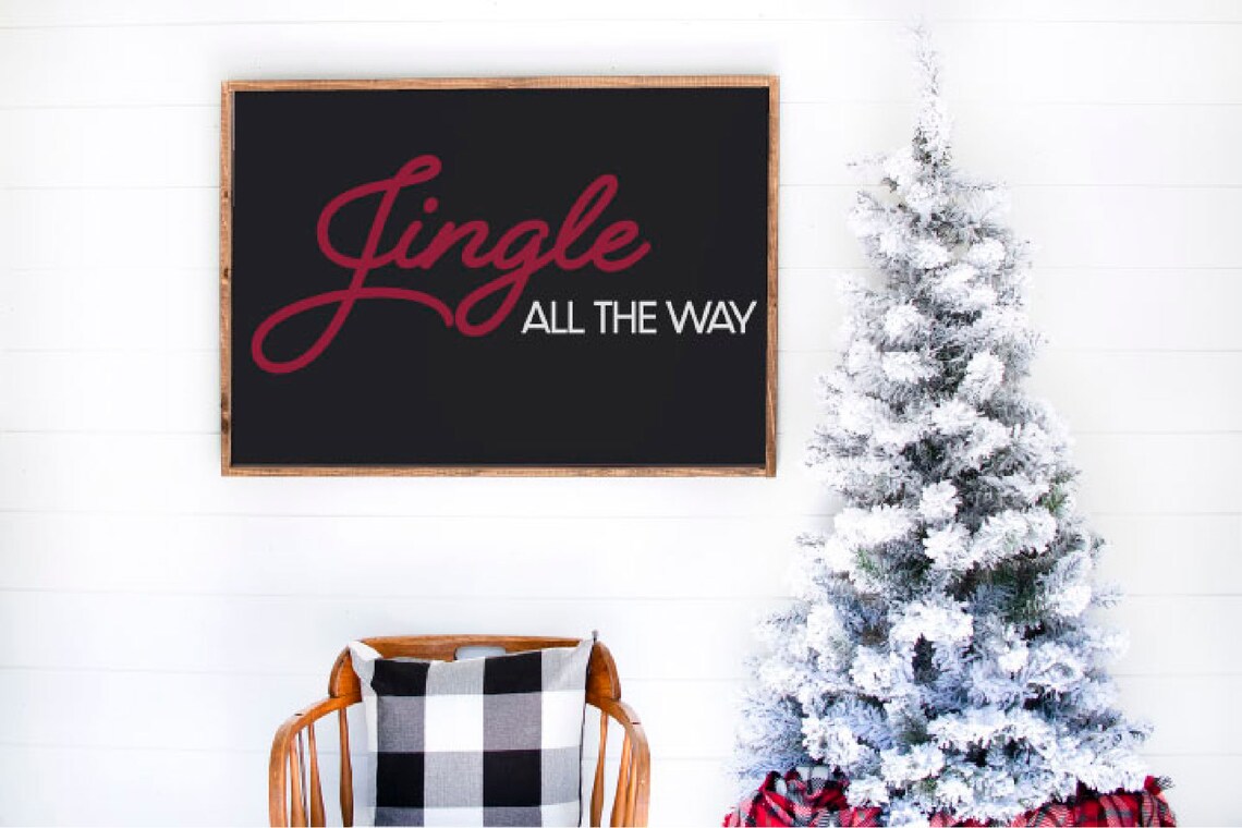 Christmas sign bundle SVG Merry Christmas word bundle | Etsy