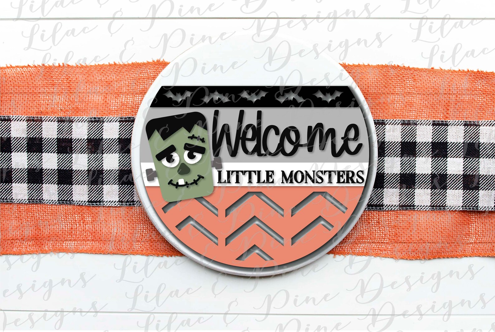 Frankenstein Sign SVG Welcome Little Monsters SVG Frankie | Etsy