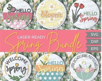 Spring Door Hanger - Etsy