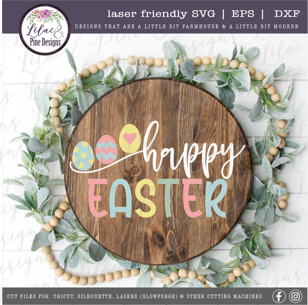 Happy Easter Egg SVG, Easter Sign SVG, Easter Egg Svg, Spring SVG ...