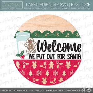 We Put Out for Santa Sign SVG, Funny Christmas Welcome Sign SVG, Snarky ...