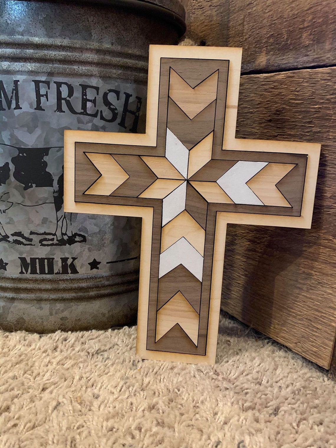 Barn Quilt Christian Cross SVG Cross SVG Christian Decor - Etsy Canada